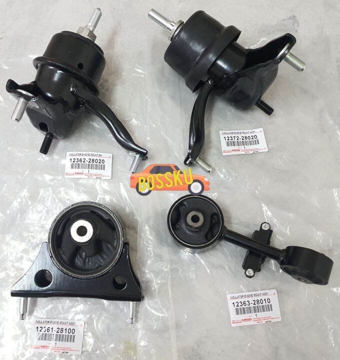 4 IN 1 SET - ENGINE MOUNTING KIT - TOYOTA ESTIMA ACR30 2.4 2000- 2005 ...