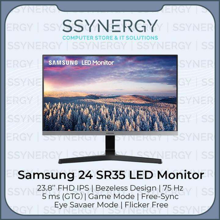 Monitor LED Samsung S24R350FZE 24" IPS 75hz HDMI VGA FreeSync | Lazada ...