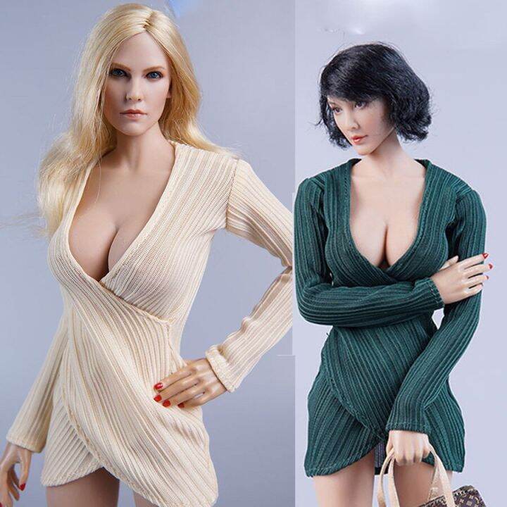 Tbleague 1/6 Female Soldier Strapless Tight Skirt Stretch Wrap Hip Skirt For Tbleague S07C S38 ...