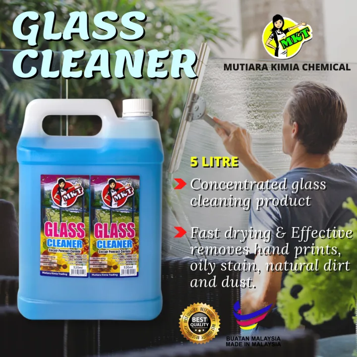 MKT 5L GLASS CLEANER Window cleaner Pencuci cermin Glass cleaner spray ...