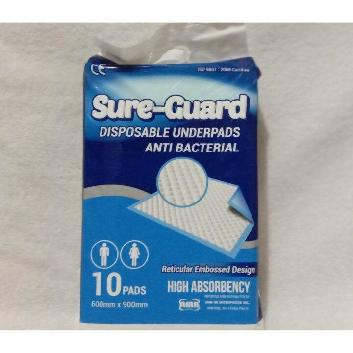 Underpads (Disposable - SureGuard) | Lazada PH