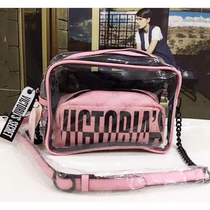 JNNY Shop VS 3-in-1 Transparent Jelly Sling Bag for Women 3-in-1 emble ...