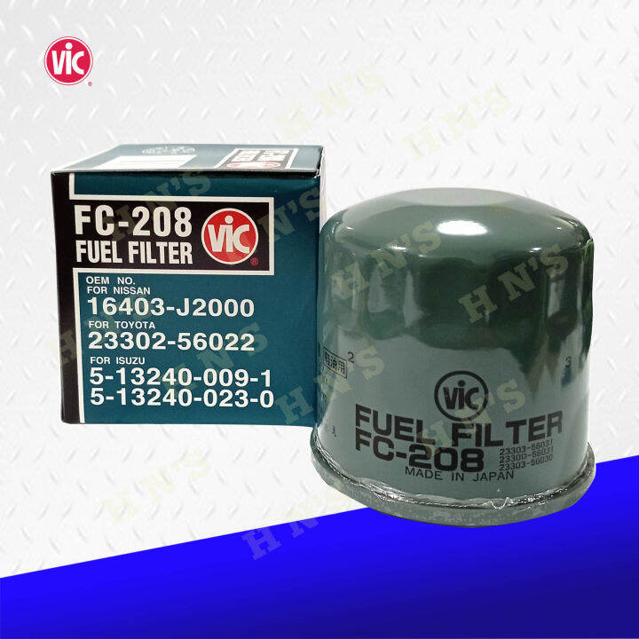 VIC Fuel Filter FC-208 for Isuzu Crosswind ( 1997 to 2017 ) / Isuzu ...