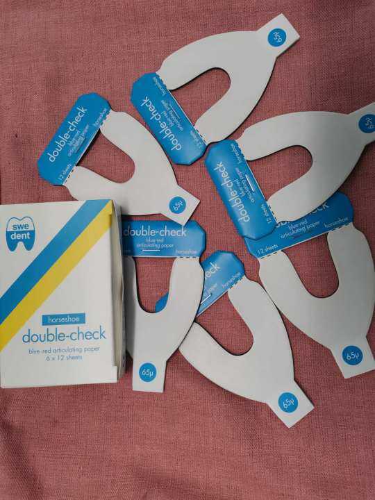 Articulating Paper Horseshoe or U-Shape, Swedent (pad) | Lazada PH