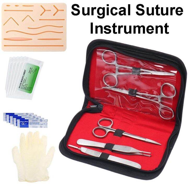Surgical Suture Instrument Package Debridement Suture Practice Skin ...