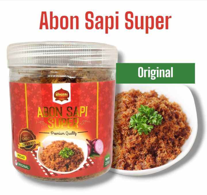 Abon Sapi Super Original Lezat dan Gurih Joss - 225gr - Ahsani Food ...