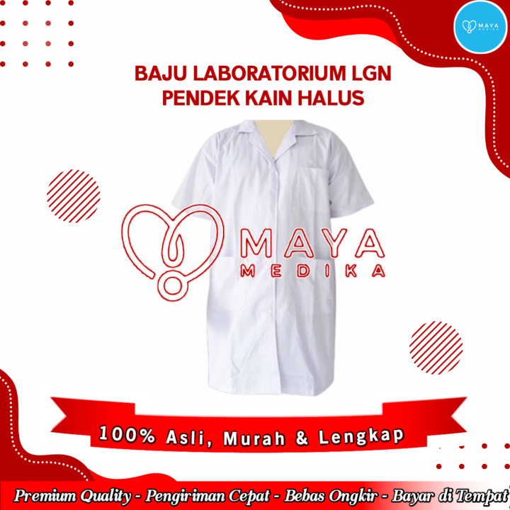 Baju Laboratorium Kain Tissue Lengan Pendek | Lazada Indonesia
