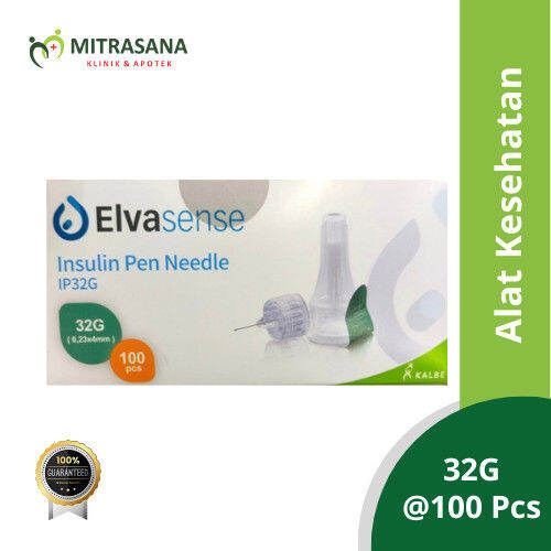 ELVASENSE INSULIN PEN NEEDLE 32 G - JARUM INJEKSI INULIN | Lazada Indonesia