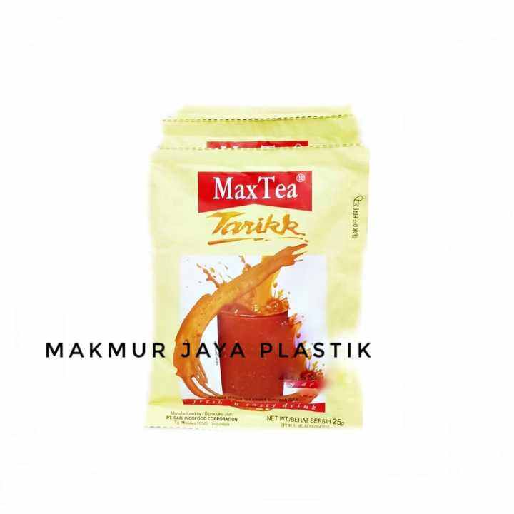 SERBUK MINUMAN MAX TEA TEH TARIK 1 RENCENG ISI 10 SACHET | Lazada Indonesia