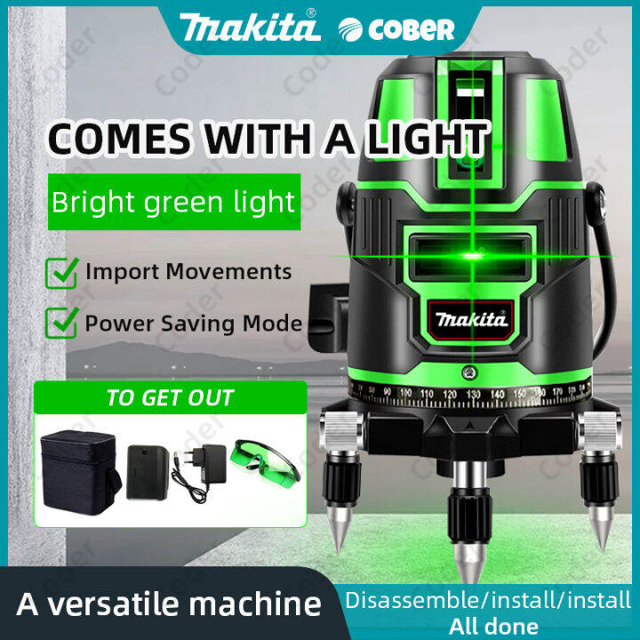 【READY STOCK】2 / 5 Line Laser Level Digital Self Leveling 360° Rotary ...