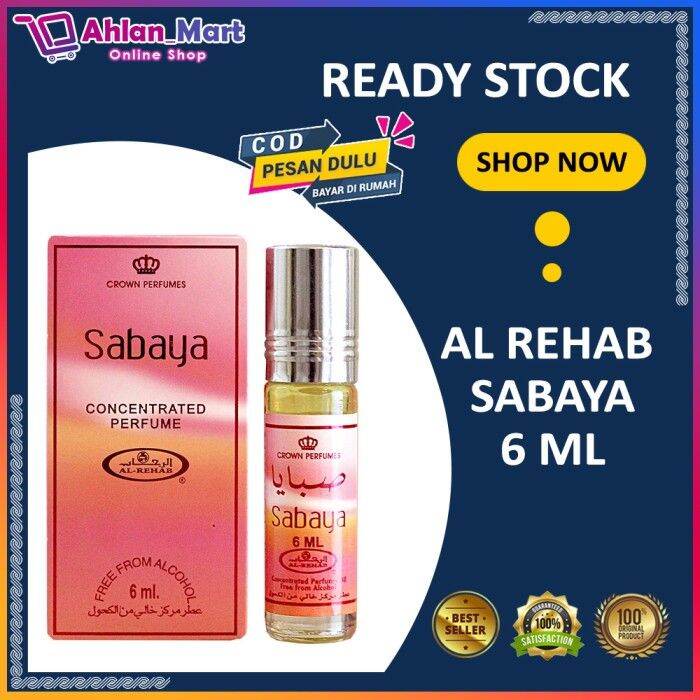 Al Rehab Sabaya Parfum Non Alkohol 6 Ml Original Arab Saudi | Lazada Indonesia