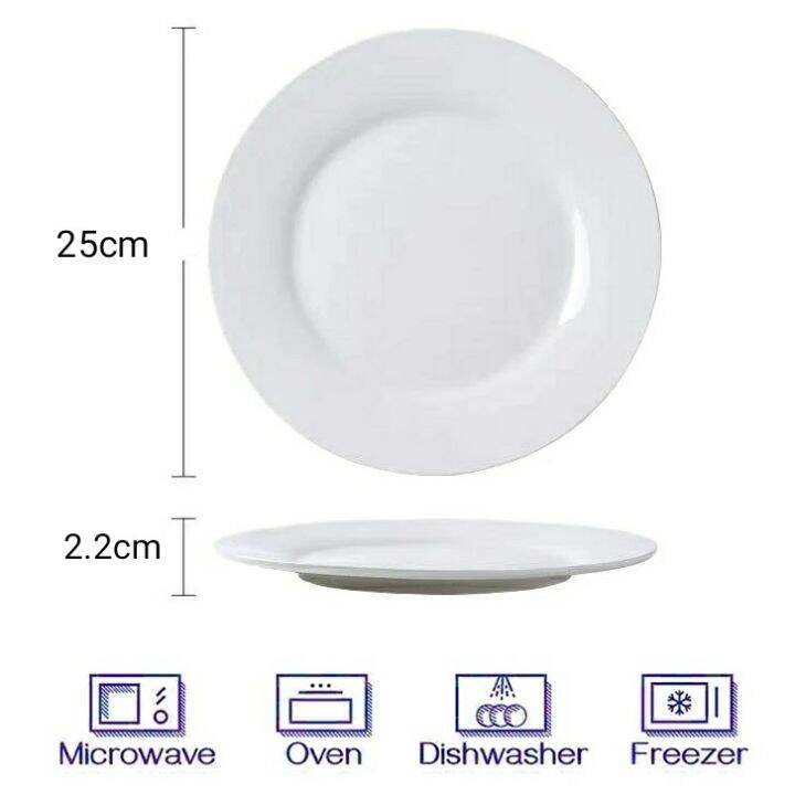 Piring Makan Keramik Ukuran 10inch/25cm | Lazada Indonesia