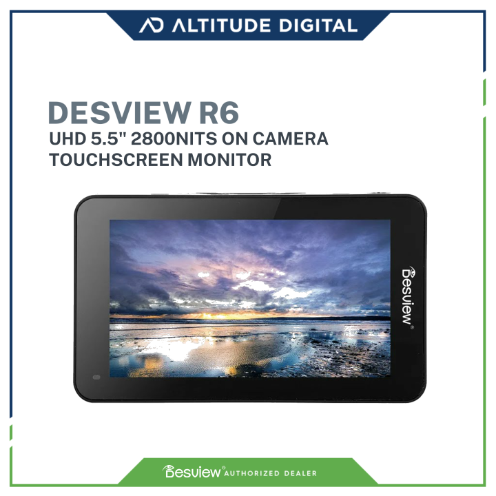 DESVIEW R6 (UHB 5.5-inch 2800nits On Camera Touch Monitor) | Lazada PH