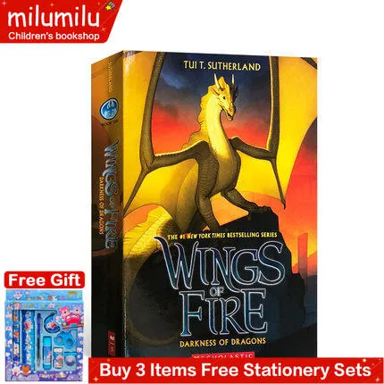 milu Wings of Fire#10：Darkness of Dragons 10Tui Sutherland Children's ...