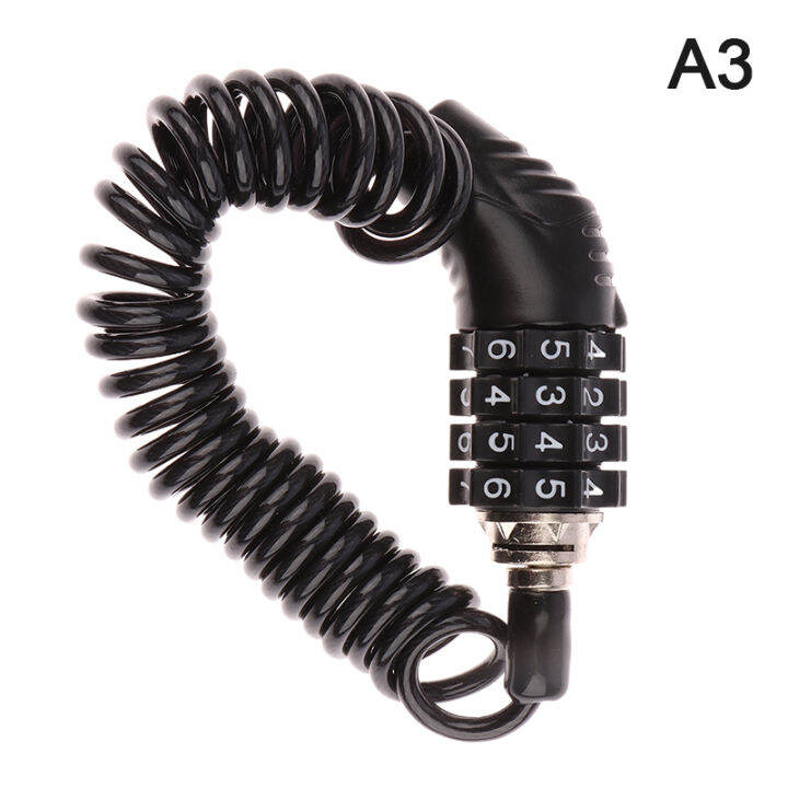 KingBe Innovative Portable Cable Backpack Lock 4 Digit Combination Code ...