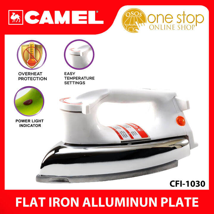 CAMEL by OSOS 1000W Flat Iron with Easy temperature Setting and ...