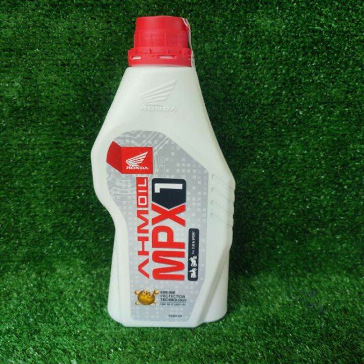 AHM OIL MPX1 1 LITER SAE 10W-30 SL JASO MA OLI HONDA MPX 1 | Lazada Indonesia