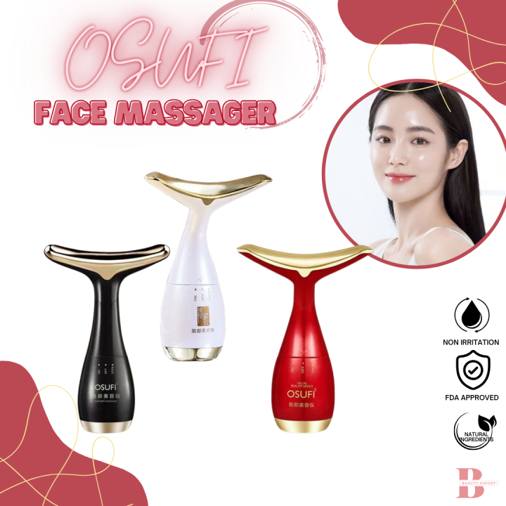 Osufi Ultrasonic Face Beauty Device Electronic Facial Neck Massager ...