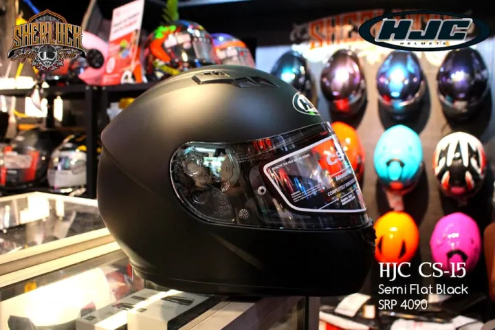 HJC CS-15 FULL FACE SINGLE VISOR MONO COLORS | Lazada PH