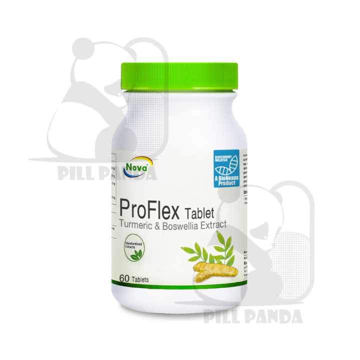 Nova Proflex Turmeric 80mg & Boswellia Extract 200mg tablets 60's ...