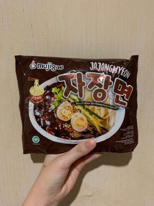[MINI 265GR] Mujigae Jajangmyeon Mie Saus Kedelai Hitam khas Korea ...