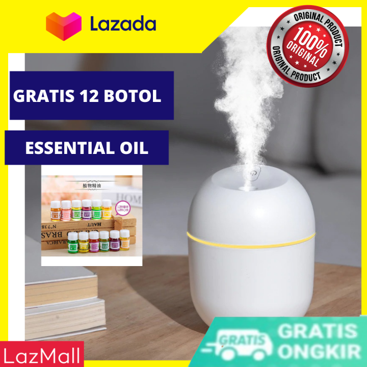 GRATIS 12 BOTOL ESSENTIAL OIL Air Humidifier Diffuser Air Purifier ...