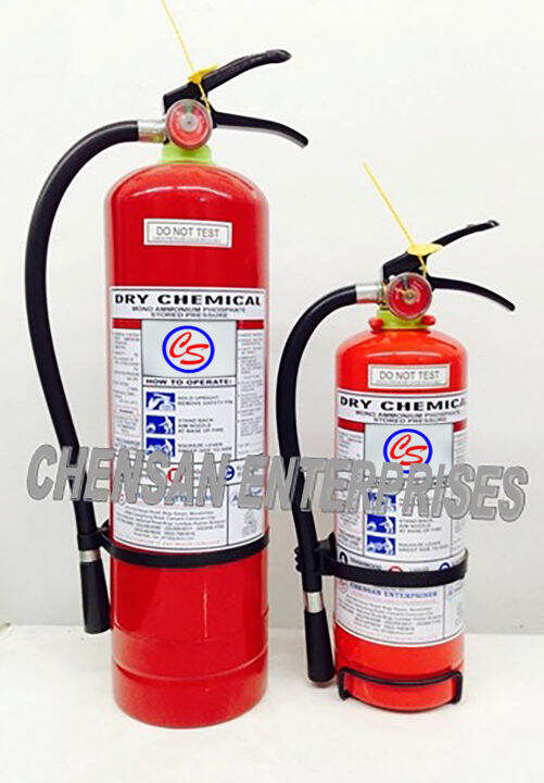 Cyclone 5lbs and 10lbs Fire Extinguisher ABC Dry Chemical Bundle (Red ...