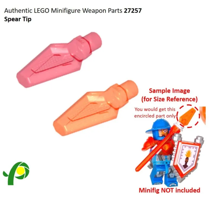 LEGO Minifigure Weapon Parts 27257 Spear Tip Sold per piece Authentic ...