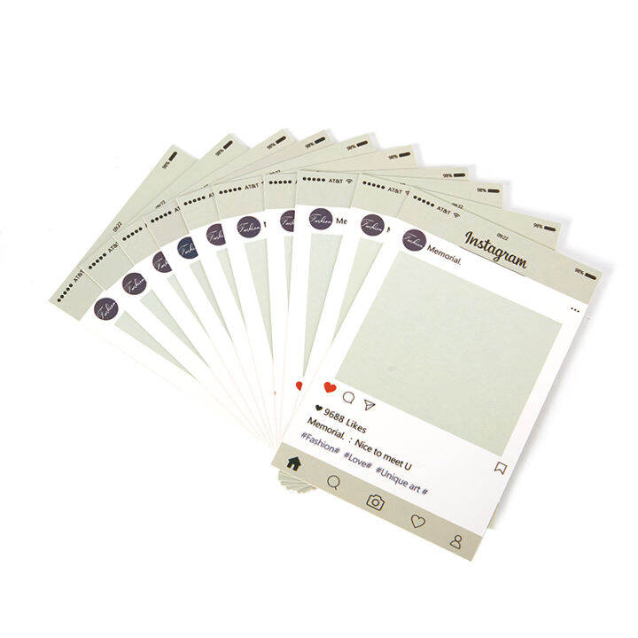 Kada 10ชิ้นกระดาษแข็งด้านหลังเป็นกระดาษแข็งแขนป้องกัน DIY INS การ์ดภาพถ่ายไอดอลบรรจุภัณฑ์กระดาษ ...