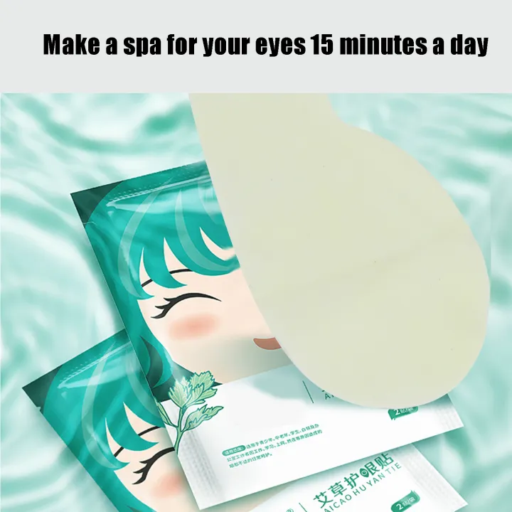 Mugwort Eye Patch Relieve Dark Circles Eye Care Stickers Eye Cold ...