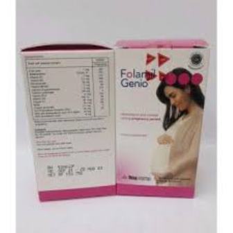 FOLAMIL GENIO ISI 30 KAPSUL MULTIVITAMIN DAN MINERAL SELAMA KEHAMILAN ...