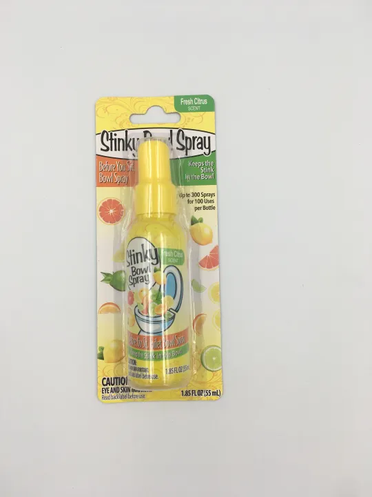 Stinky Bowl Spray - Fresh Citrus Scent 1.85floz (55ml) | Lazada PH