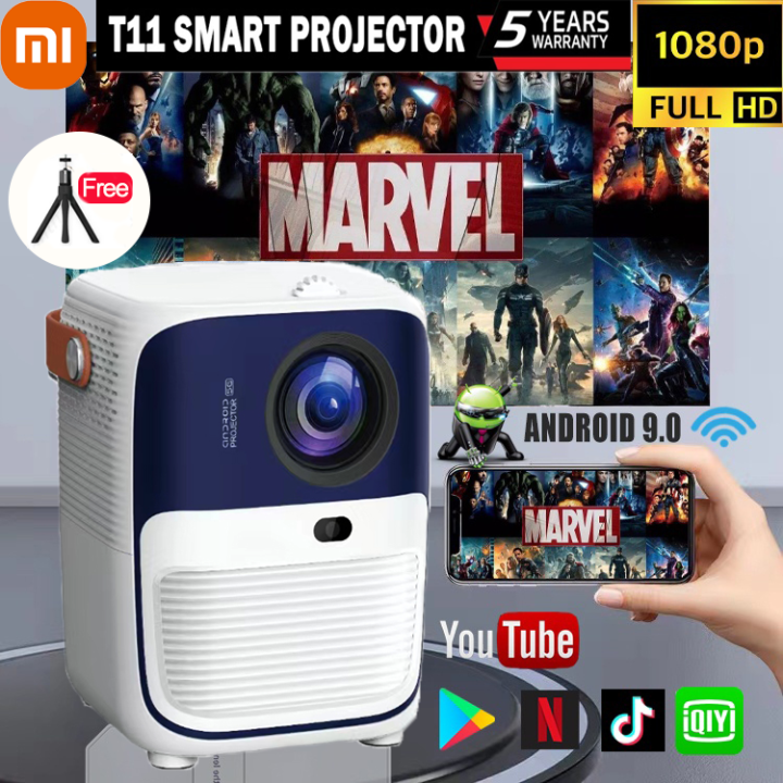 Xiaomi Projector T11 Portable Smart Mini 6000 Lumens 4K HD 1080P ...