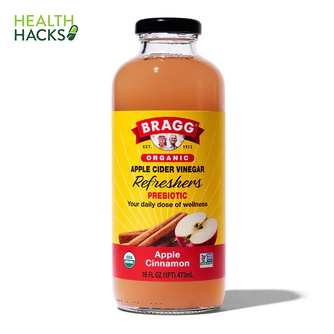 Bragg Organic Apple Cider Vinegar Refreshers Apple Cinnamon 473 ml ...