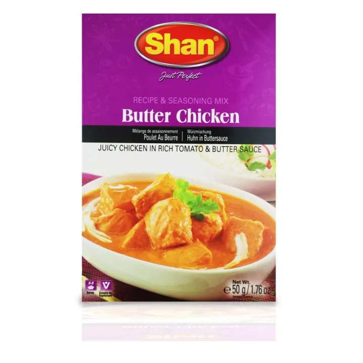 Shan Butter Chicken Recipe & Seasoning Mix 50g{Made in India} | Lazada PH