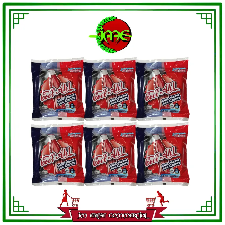 6packs Cool Ah! Jelliyum Cola Flavor Ice Candy ( 1 x 12 x 54g ) | Lazada PH