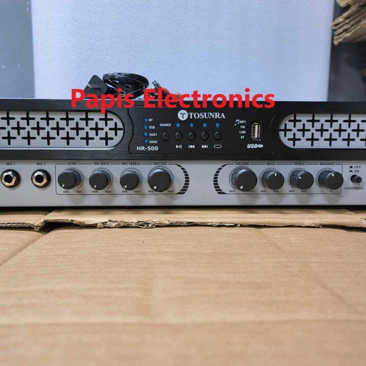 TOSUNRA HR-500 High Power Amplifier 800W*2 | Lazada PH