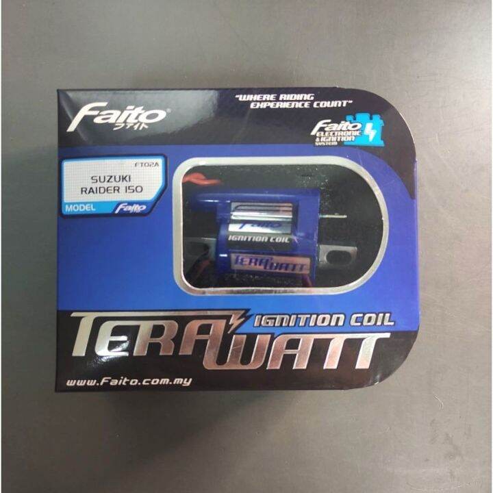 L FAITO Suzuki Raider 150 Carb Type Racing Ignition Coil Terawatt ...