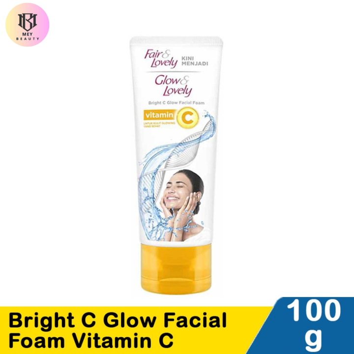 Fair & Lovely C Glow Facial Foam 100g/sabun cuci muka | Lazada Indonesia