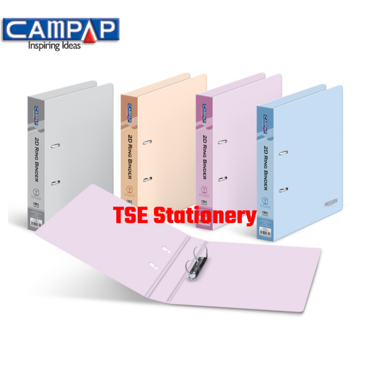 Campap ORI A4 PVC 2D Ring File Spine 35mm /Fail File Filing CM8312 ...