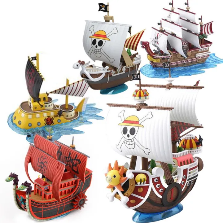 One Piece Ship Going Merry,Thousand Sunny, Marine Red Force Law Chibi ...