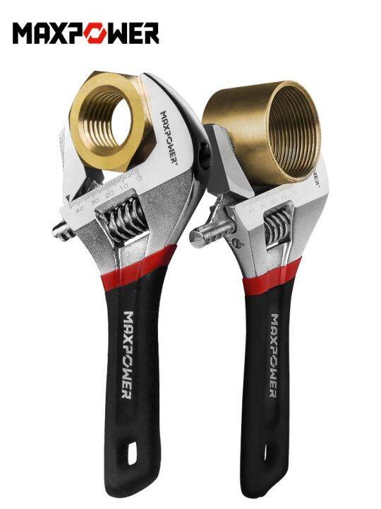 Open short handle adjustable wrench short adjustable wrench small mini ...