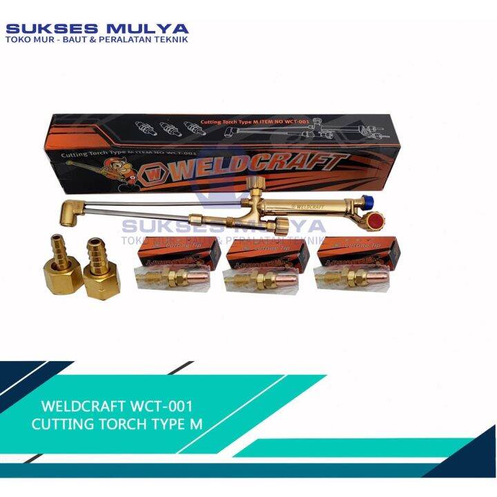 WELDCRAFT WCT-001 Cutting Torch Type M Blender Potong Gas Torch | Lazada Indonesia