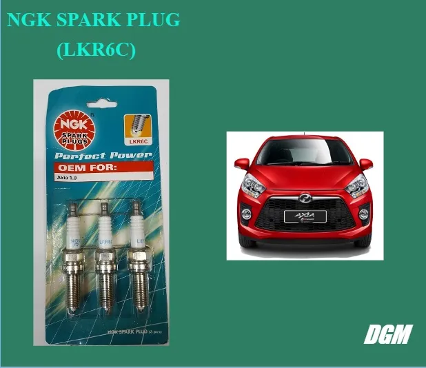 NGK SPARK PLUG (LKR6C) - PERODUA AXIA | Lazada
