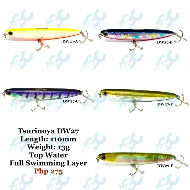TSURINOYA DW27 Topwater Pencil Fishing Lure 110mm 13g | Lazada PH