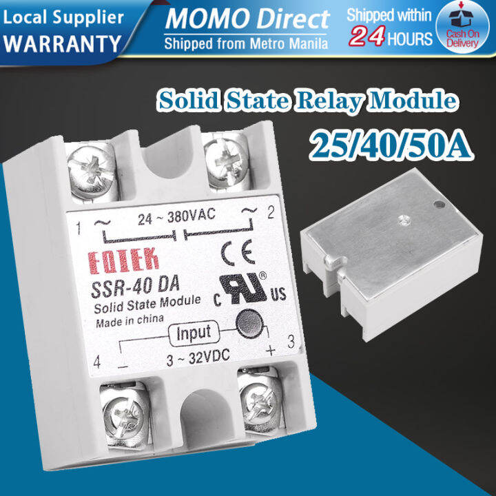 SSR DC-AC Single Phase Solid State Relay SSR-25DA SSR-40DA SSR-50DA ...