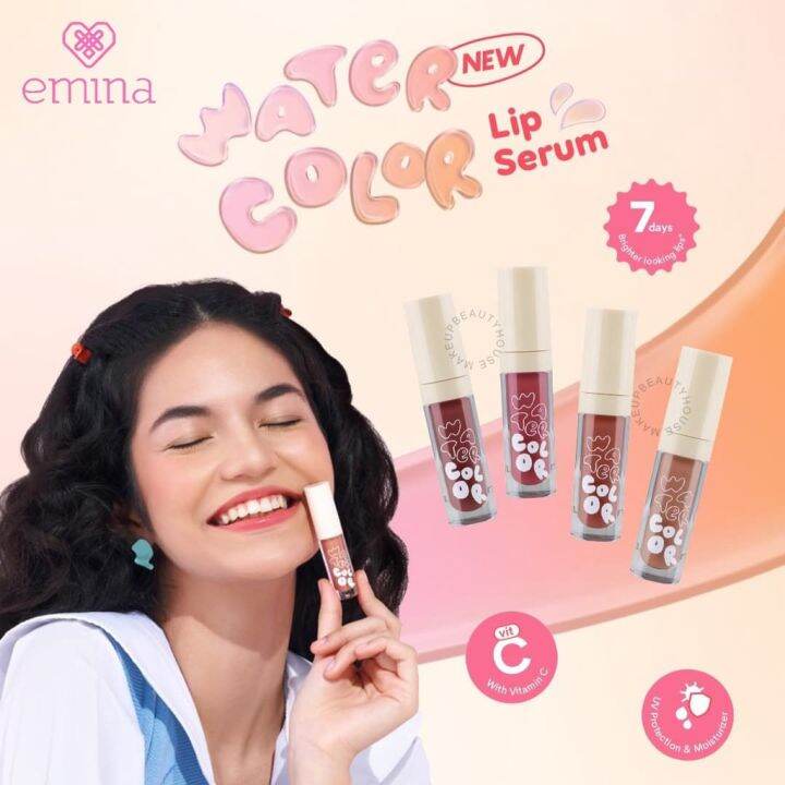 Emina Water Color Lip Serum (Dawn/ Mist/ Dawn/ Haze) | Lazada Indonesia