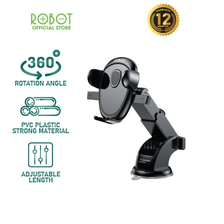 Universal Car Holder ROBOT RT-CH11S 360 Rotable For Smartphone Android ...