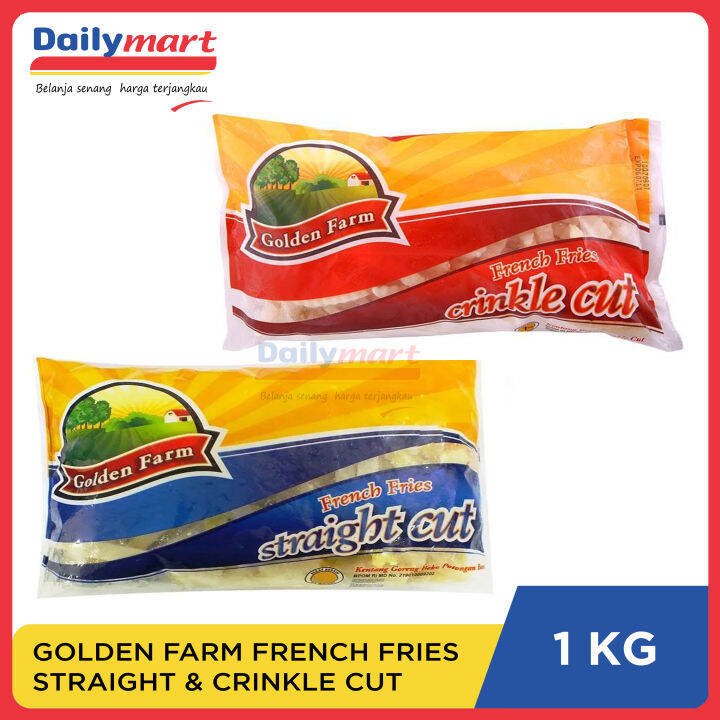 Kentang Goreng Golden Farm Crinkle Cut Straight Cut 1 kg | Lazada Indonesia