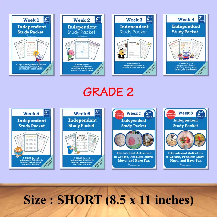 GRADE 2 Independent Study Packet (Worksheets / Workbooks) | Lazada PH